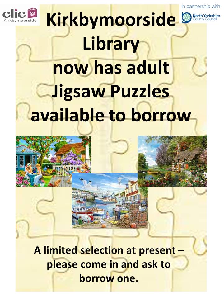 Borrow a jigsaw puzzle at Kirkbymoorside Library – Kirkbymoorside ...